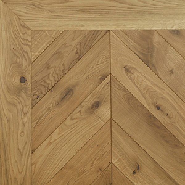 11 Chevron - Rustic Oak