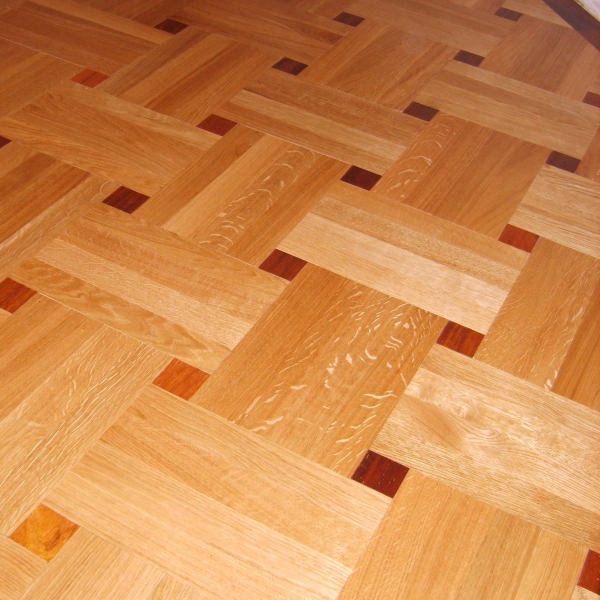 5. Basket Weave Parquet Merbau Inlays
